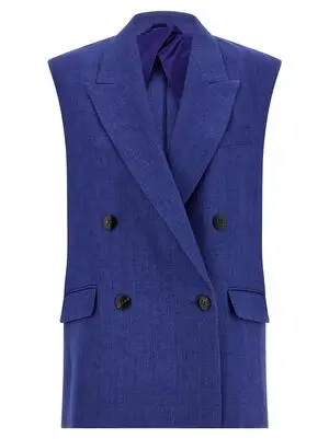 Max Mara Mstaia' Vest - Blue