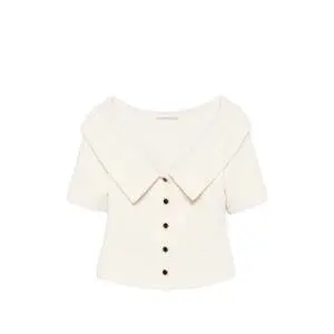 Alessandra Rich Neutrals Jackets Tweed Jackets - Cream