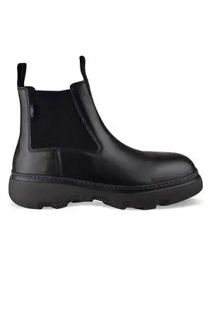 Burberry Leather Chelsea Boots