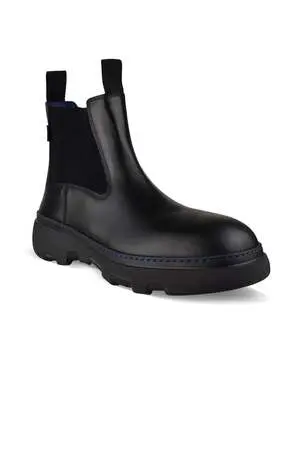 Burberry Leather Chelsea Boots