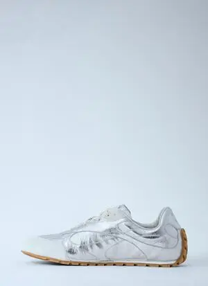 Bottega Veneta Orbit Sneakers - Silver
