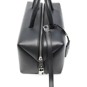 Max Mara Leather Tote - Gray