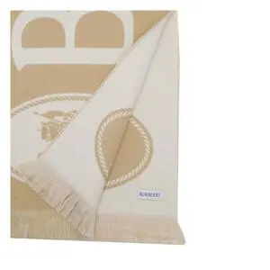 Burberry And Ekd Logo Scarf - Cream