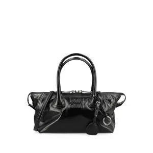 Miu Miu Leather Shoulder Bag - Black
