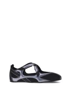 Attico Nomad Ballerinas - Black