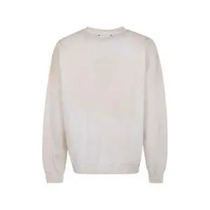 GOLDEN GOOSE Cotton Fleece Embroidered Sweatshirt - Cream