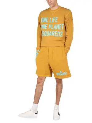 Dsquared2 One Life One Planet Bermuda Shorts