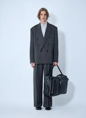 Acne Studios Double-breasted Suit Jacket - Gray