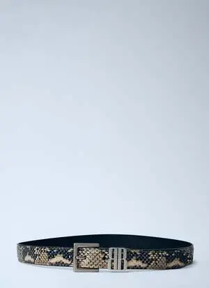 Balenciaga Bb Editor Belt - Cream