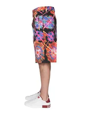 Dolce & Gabbana Bermuda With Luminary Print
