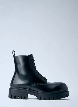 Balenciaga Combat Strike Boots - Black