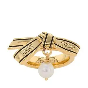JIMMY CHOO Ribbon Ring - Gold