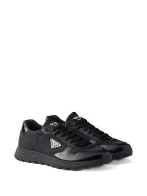 Prada Prax 01 Re-nylon And Leather Sneakers