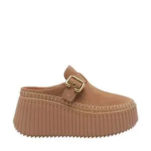 Chloé Nama Wedges - Brown