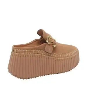 Chloé Nama Wedges - Brown