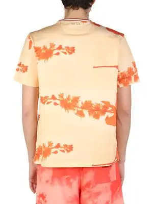 Paul Smith Stem Floral T-shirt - Orange