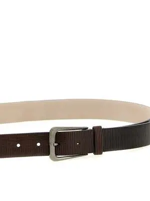 Brunello Cucinelli Ribbed Belt