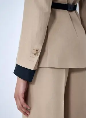 Max Mara Textured Blazer - Cream