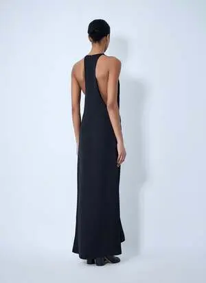 Sportmax Sleeveless Draped Maxi Dress
