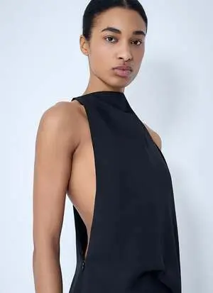 Sportmax Sleeveless Draped Maxi Dress