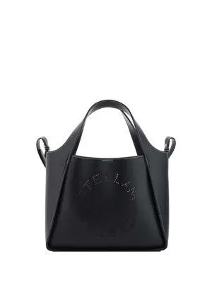 Stella McCartney Faux Leather Shoulder Bag - Black