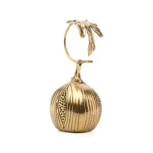 Cult Gaia Metallic Pomegranate Mini Bag - Gold