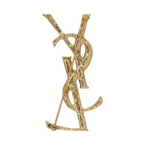 Saint Laurent Cassandre Crocodile Brooch