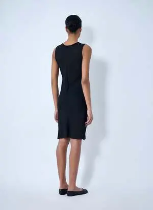 RIER Sleeveless Mesh Midi Dress