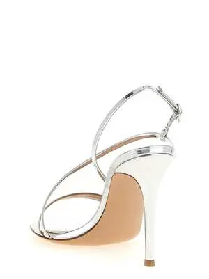GIANVITO ROSSI Manhattan Sandals - Silver