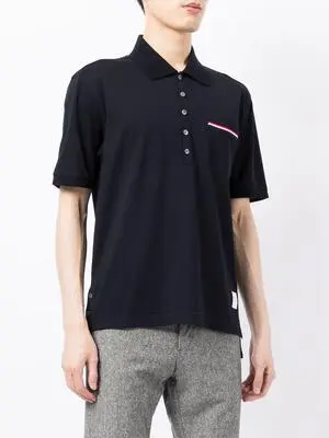 Thom Browne Cotton Polo Shirt - Multicolor