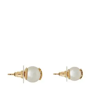 Saint Laurent Cassandre Asymmetric Pearl Earrings
