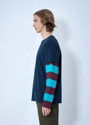 Dries Van Noten Contras Sleeves T-shirt
