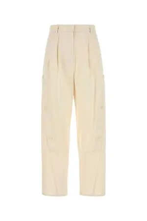 Max Mara Cotton Duomo Pant - White