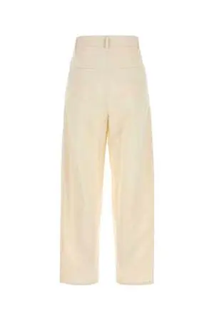Max Mara Cotton Duomo Pant - White
