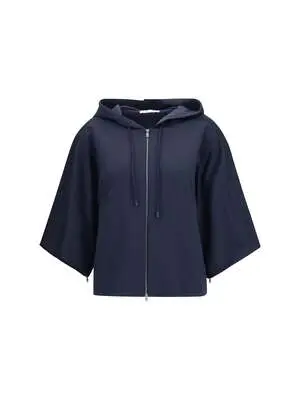 Max Mara Fidato Hooded Sweatshirt - Blue