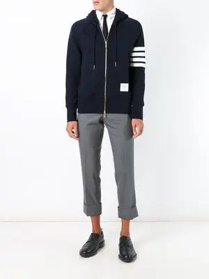 Thom Browne Cotton Zipped Hoodie