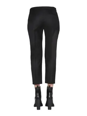 Alexander McQueen Cropped Trousers - Black