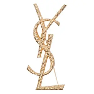 Saint Laurent Cassandre Brooch - Gold