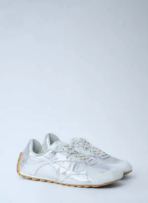 Bottega Veneta Orbit Flash Sneakers - Silver