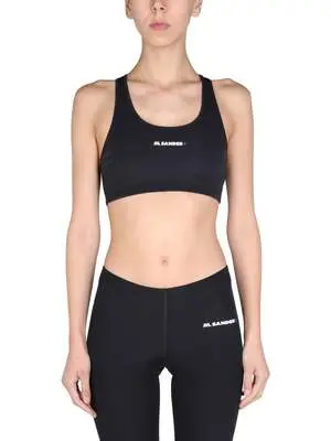 JIL SANDER Logo Sports Bra