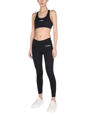 JIL SANDER Logo Sports Bra