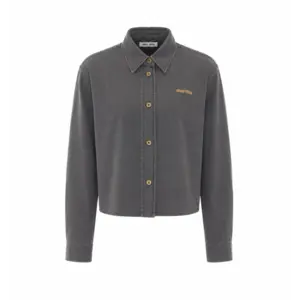 Miu Miu Light Denim Shirt - Gray