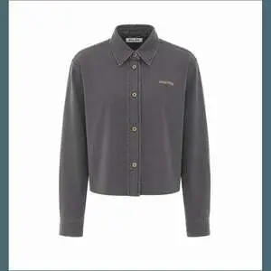 Miu Miu Denim Shirt - Gray