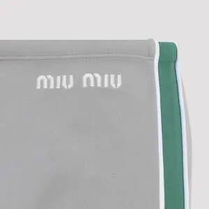 Miu Miu Polyamide Shorts - Gray