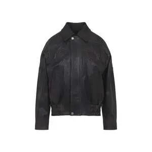 GOLDEN GOOSE Flower Embroidery Jacket