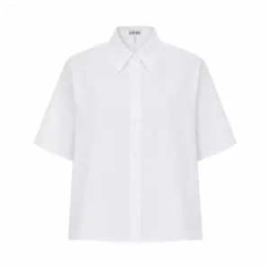 Loewe Short Sleeve Trapeze Shirt - White