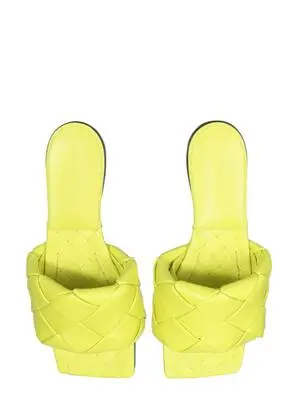 Bottega Veneta Lido Sandals - Green