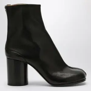 MAISON MARGIELA Leather Tabi Ankle Boots - Black