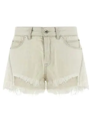 Rick Owens RICK OWENS Bias Cutoffs Shorts White