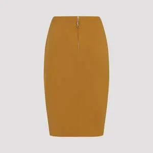 Saint Laurent Midi Pencil Skirt - Multicolor